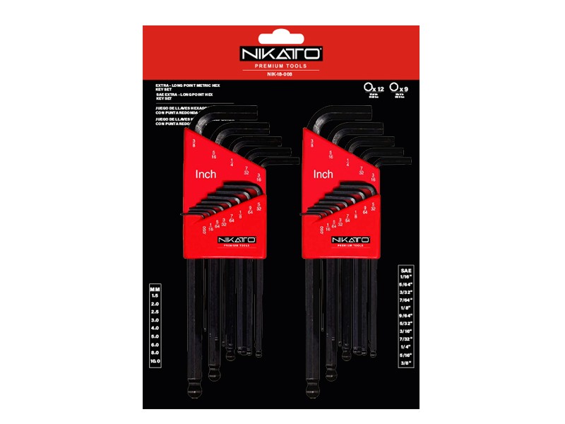 Set de 22 Llaves Hexagonales